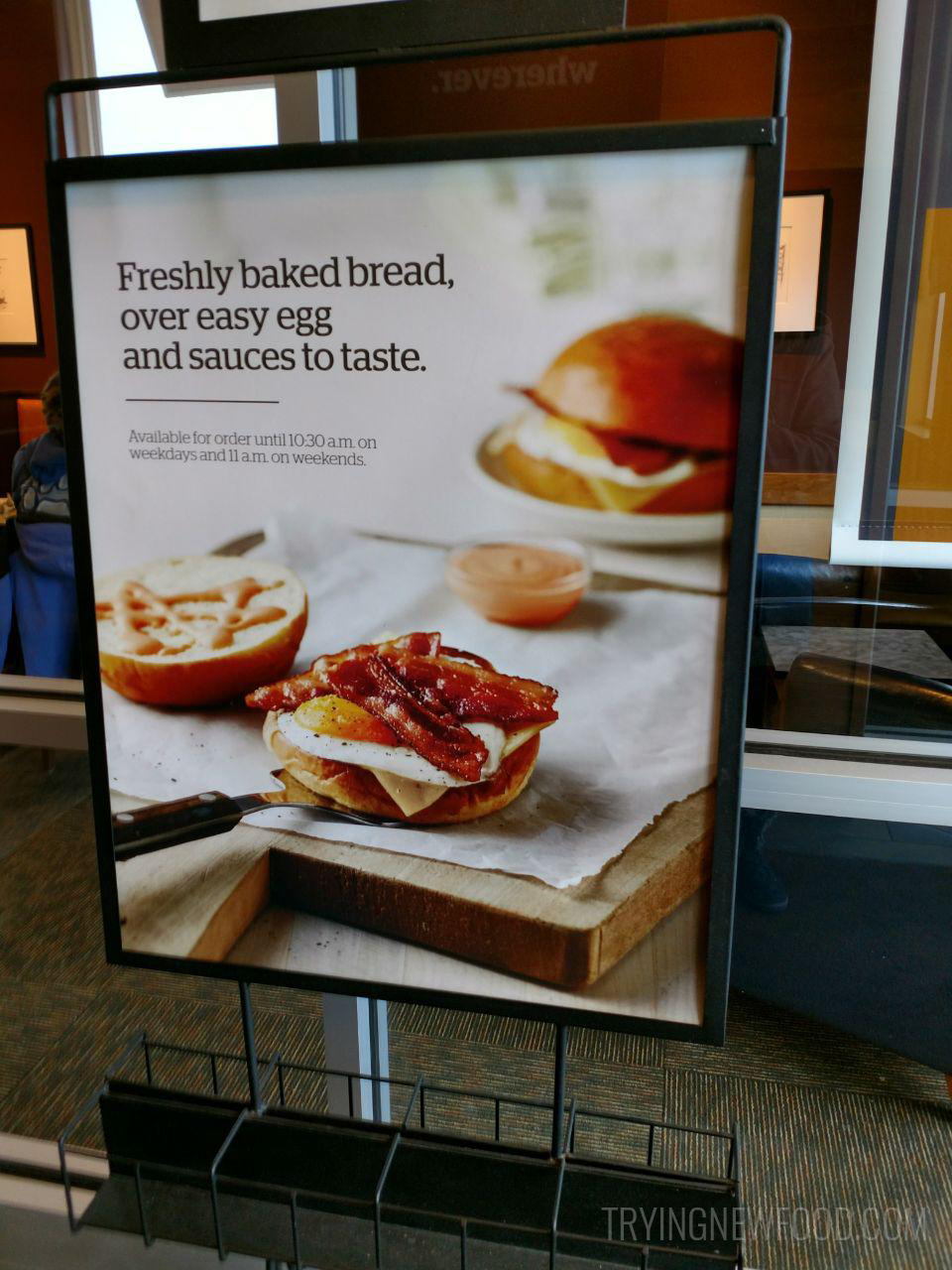 Panera Bread Bacon Egg And Cheese On Brioche Trying New Food