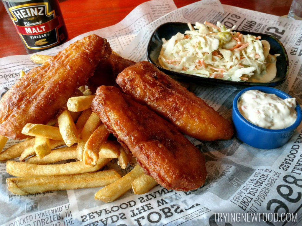 red-lobster-pub-fish-and-chips - Trying New Food